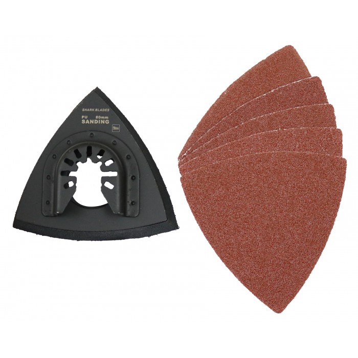 Buy Quick Fit/Release Triangular Sanding Pad including 5 X P80 Grit ...