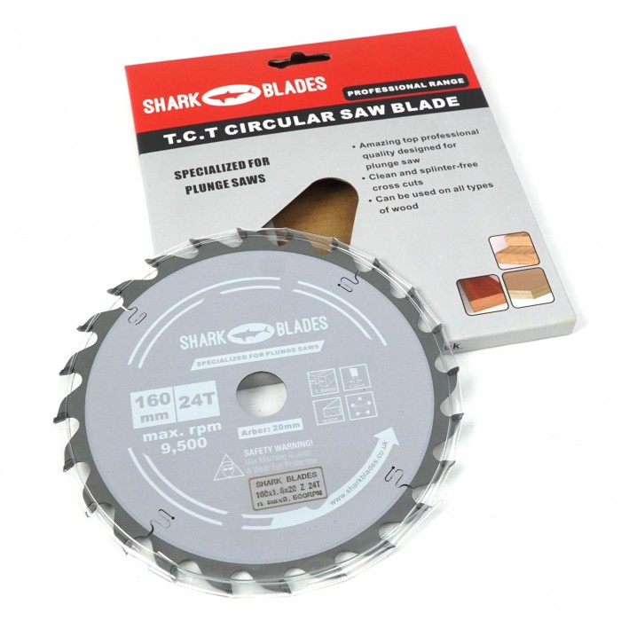 Buy Professional TCT Plunge/Track Saw Blade 160mm 24 Teeth
